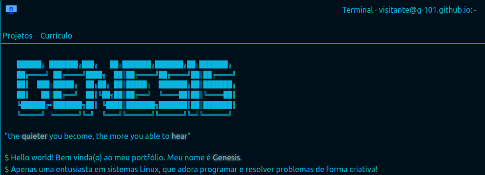 Genesis Lima - Projetos